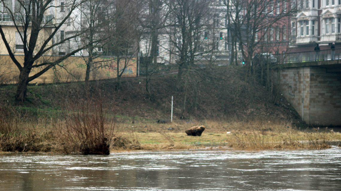 Nachrichten Minden - Wasserleiche am Weserufer entdeckt - HALLO MINDEN