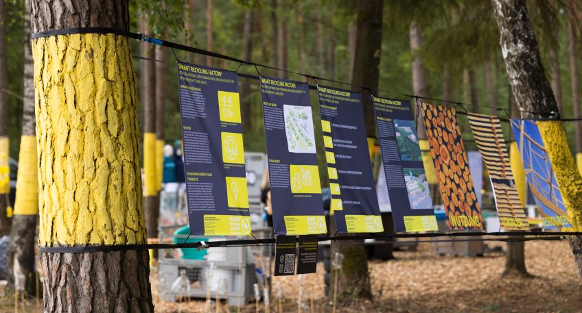 Nachrichten Hille - Die Smart Recycling Factory in der Säulenhalle ...